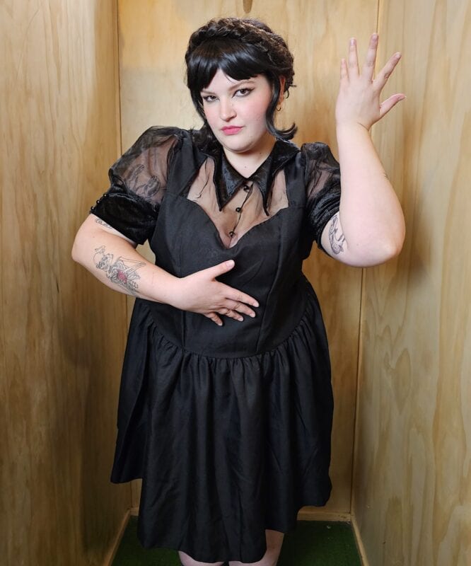 Wednesday Addams Prom Dress - Plus - Snog The Frog